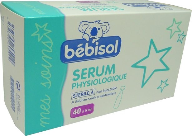 BEBISOL SERUM PHYSIOLOGIQUE 40X5ML - Bébé - Pharmashopdiscount.com