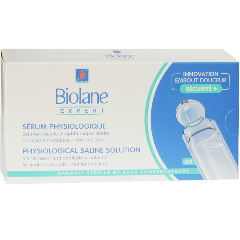 BIOLANE SERUM PHYSIOLOGIQUE 20X5ML