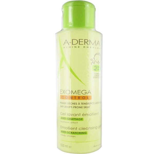 ADERMA EXOMEGA CONTROL GEL LAVANT 500 ML - Beauté - Pharmashopdiscount.com