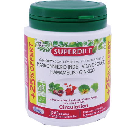 SUPER DIET CIRCULATION 150 GELULES BIO