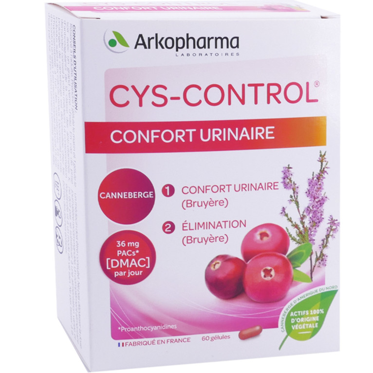 ARKOPHARMA CYS-CONTROL CONFORT URINAIRE 60 GELULES