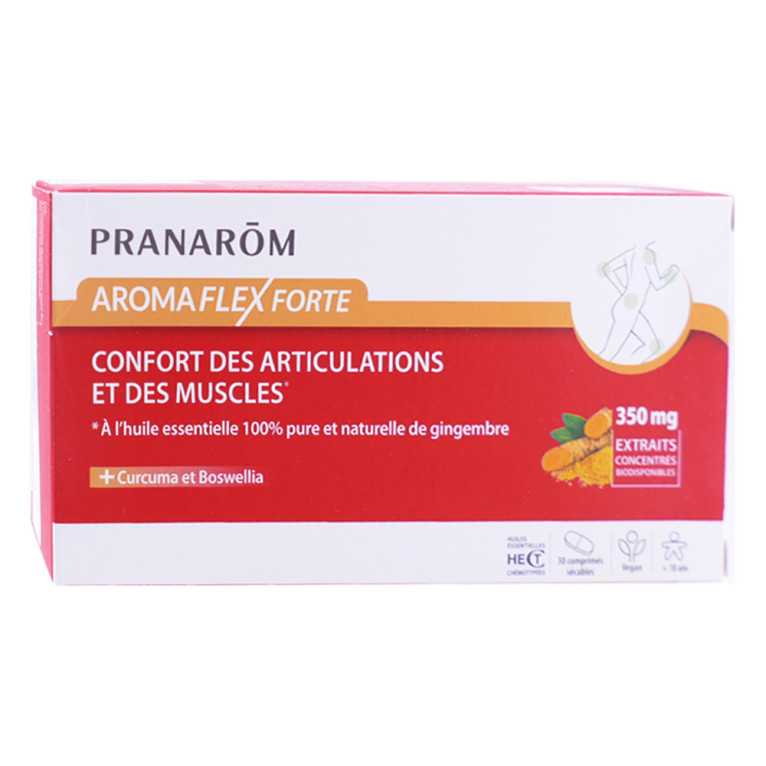PRANAROM AROMAFLEX FORTE ARTICULATIONS & MUSCLES 30 COMPRIMES