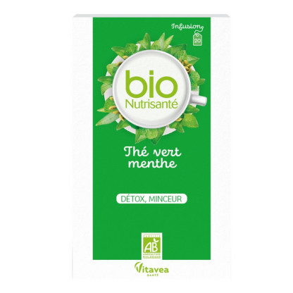 VITAVEA BIO NUTRISANTE INFUSION THE VERT MENTHE 20 SACHETS