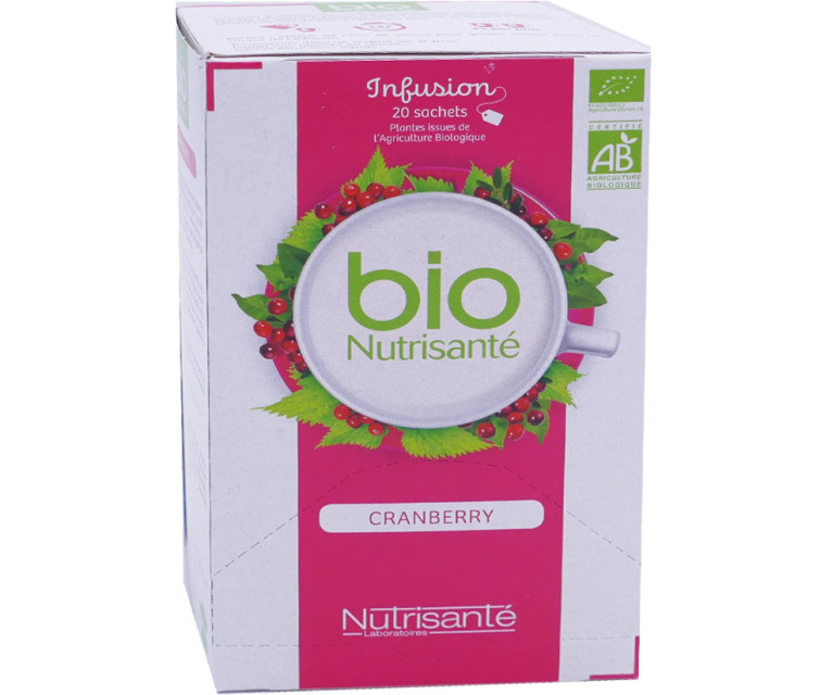 NUTRISANTE BIO INFUSION CRANBERRY 20 SACHETS