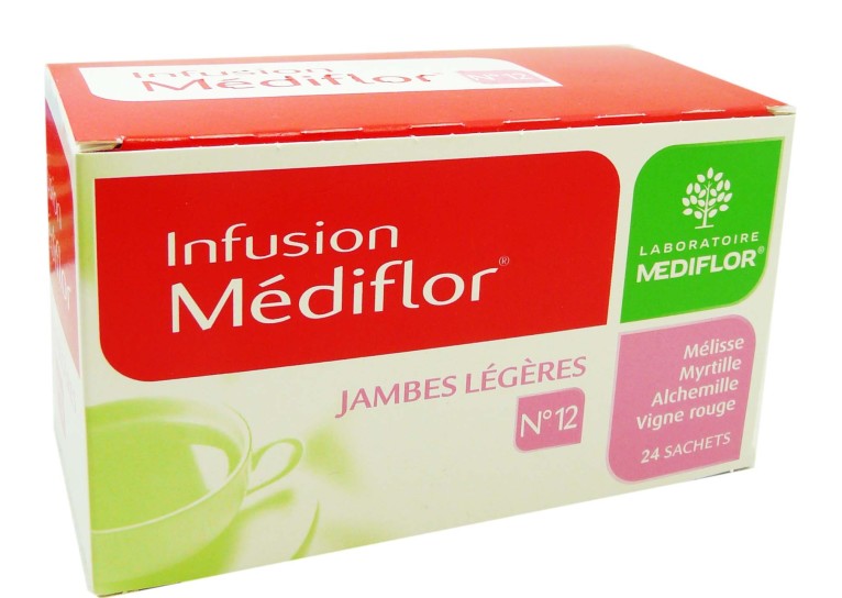MEDIFLOR INFUSION JAMBES LEGERES 24 SACHETS