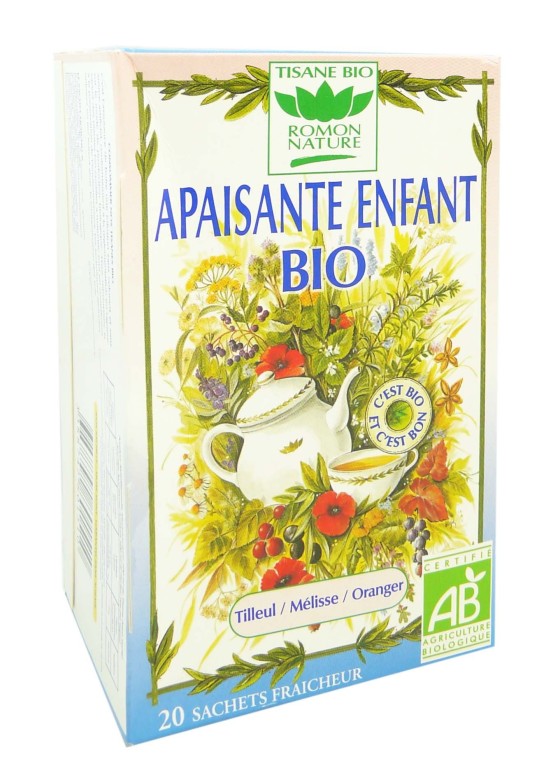 ROMON NATURE TISANE BIO ENFANT APAISANTE 20 SACHETS