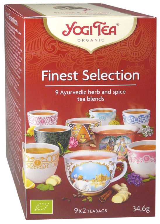 YOGI TEA INFUSION FINEST SELECTION 9x2 TEABAGS