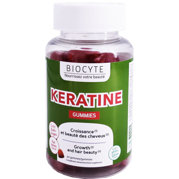 BIOCYTE KERATINE GUMMIES 60 GOMMES - Compléments alimentaires ...