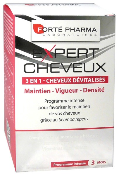 FORTE PHARMA EXPERT CHEVEUX 3 EN 1 90 COMPRIMES - Visage et corps ...