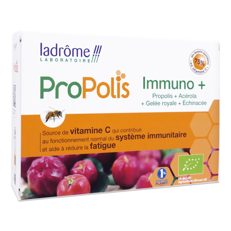 LADROME PROPOLIS IMMUNO+ 20 AMPOULES