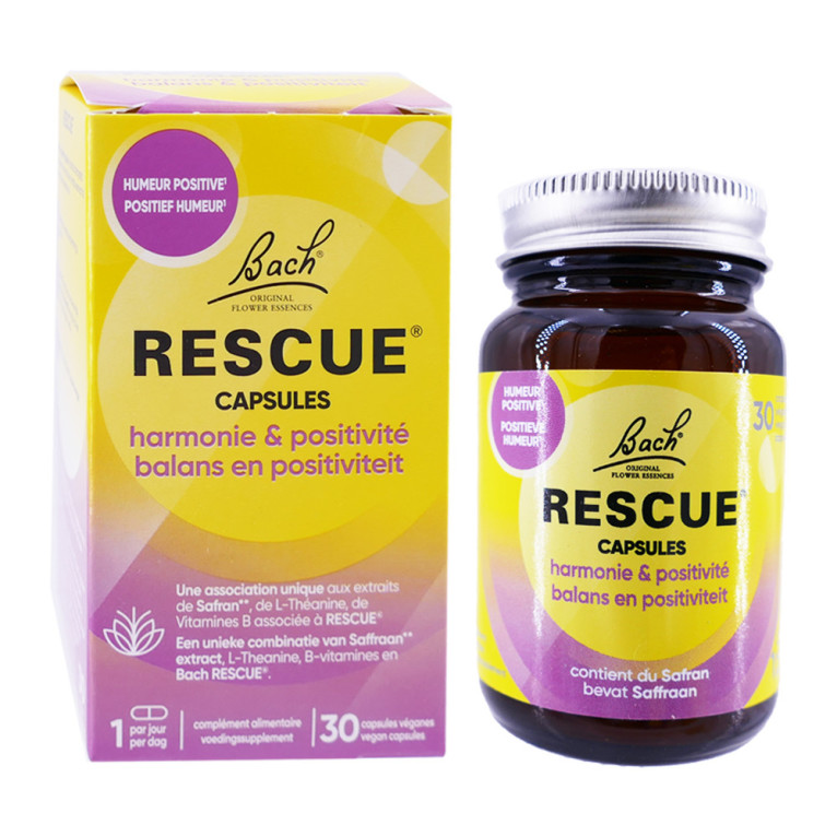RESCUE CAPSULES HARMONIE ET POSITIVITE 30 CAPSULES