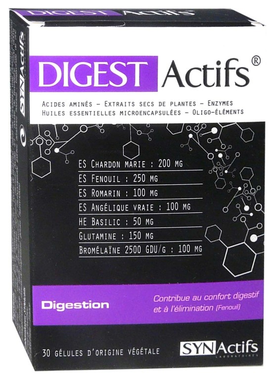 ARAGAN SYNACTIFS DIGEST ACTIFS DIGESTION x30 GELULES