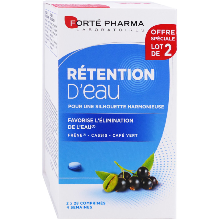 FORTE PHARMA RETENTION D'EAU LOT DE 2X28 COMPRIMES
