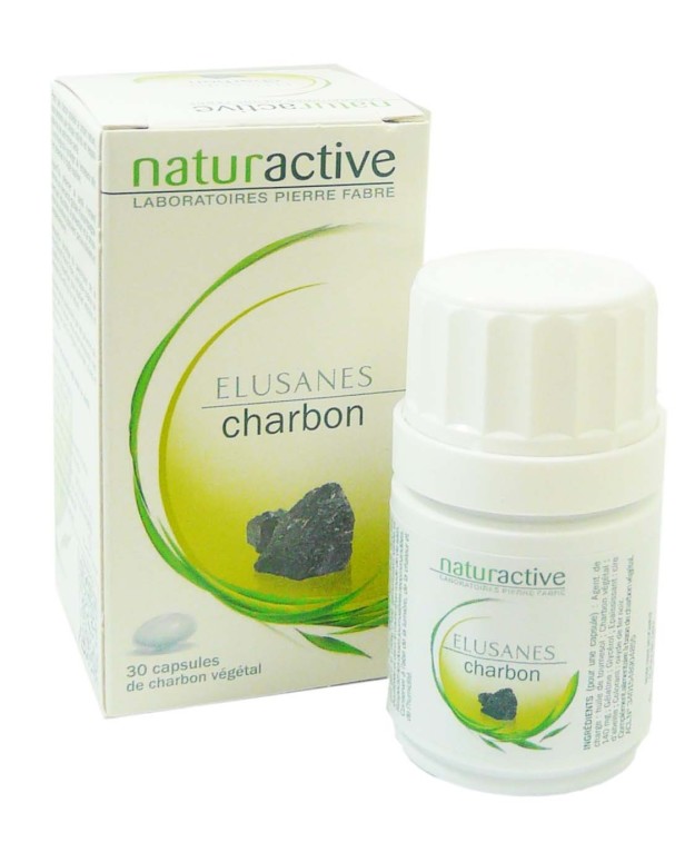 NATURACTIVE ELUSANES CHARBON 30 CAPSULES