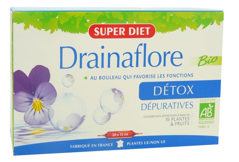 SUPERDIET DRAINAFLORE DETOX 20 AMPOULES