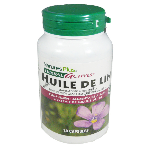 HERBAL ACTIVES HUILE DE LIN 30 CAPSULES - Bio & plantes ...