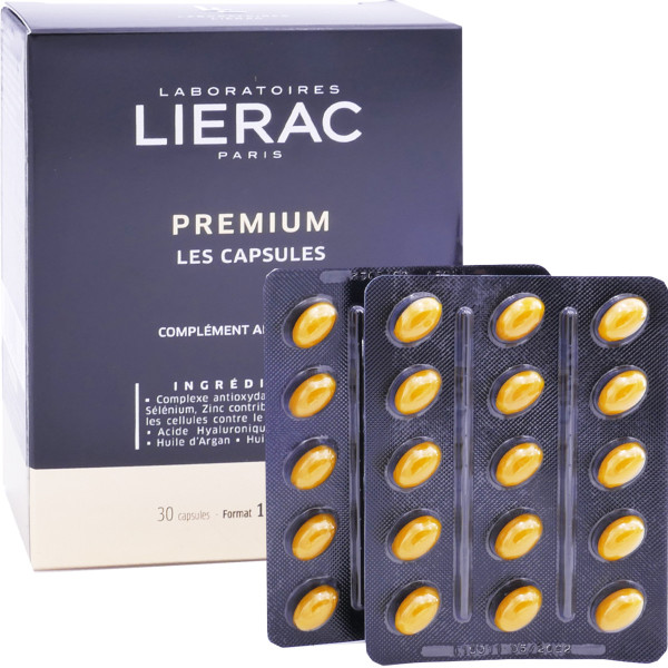 LIERAC PREMIUM LES CAPSULES X30 - Beauté - Pharmashopdiscount.com