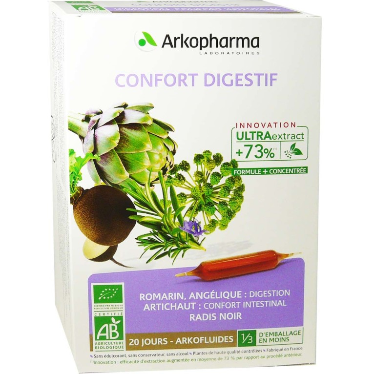 ARKOPHARMA CONFORT DIGESTIF 20 AMPOULES
