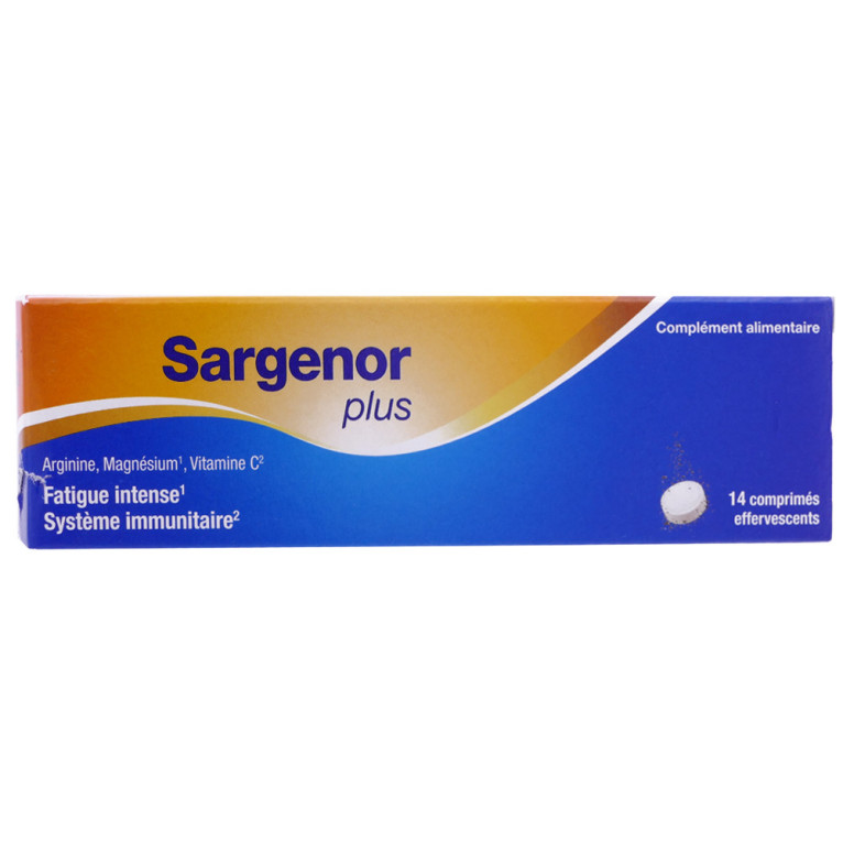 SARGENOR PLUS 14 COMPRIMÉS EFFERVESCENTS