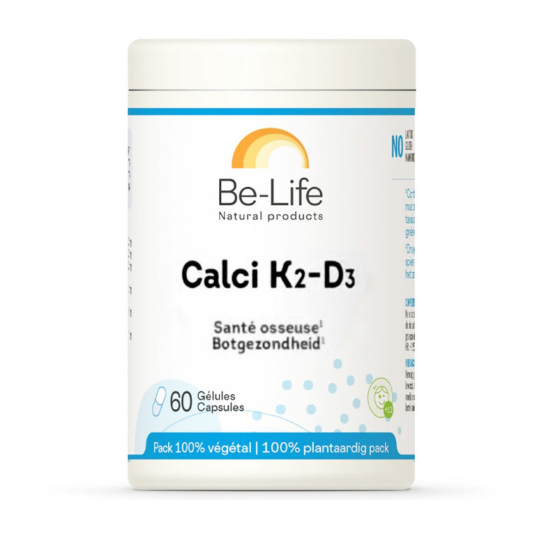 BE-LIFE CALCI K2-D3 SANTE OSSEUSE 60 GELULES