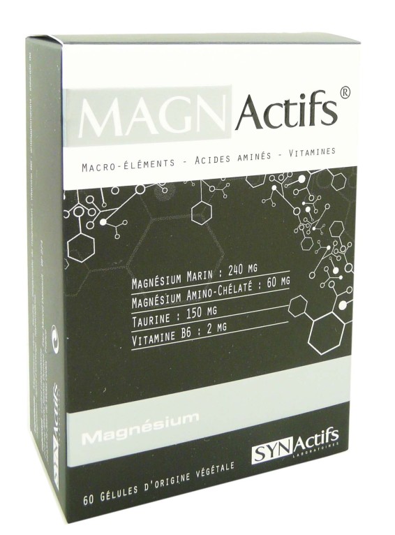 ARAGAN SYNACTIFS MAGNACTIFS MAGNESIUM 60 GELULES