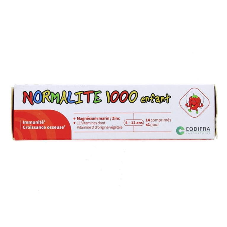 CODIFRA NORMALITE 1000 ENFANT 14 COMPRIMES
