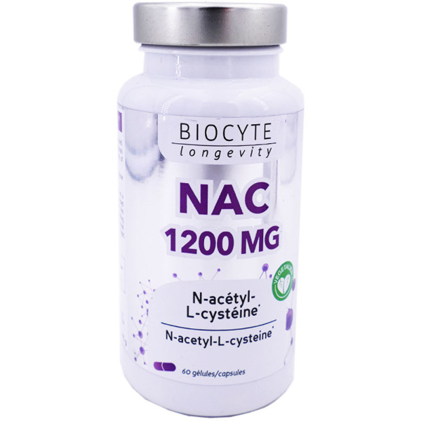 BIOCYTE NAC 1200MG 60 GELULES - Compléments alimentaires ...