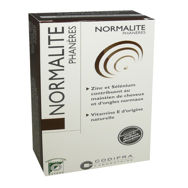 CODIFRA NORMALITE PHANERES CHEVEUX ET ONGLES 30 GELULES - Visage et ...