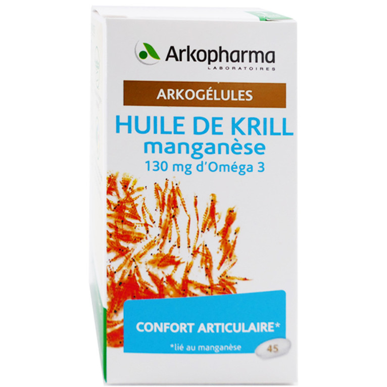 ARKOPHARMA ARKOGELULES HUILE DE KRILL 45 CAPSULES