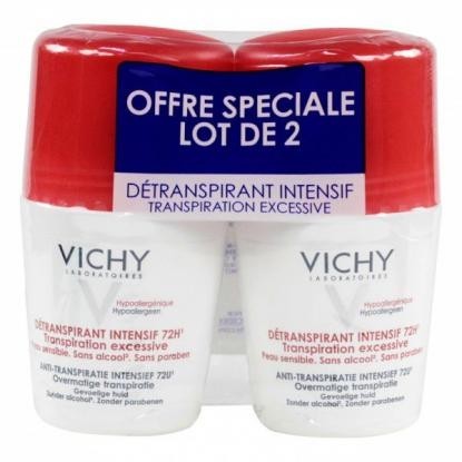 VICHY DETRANSPIRANT INTENSIF BILLE LOT DE 2