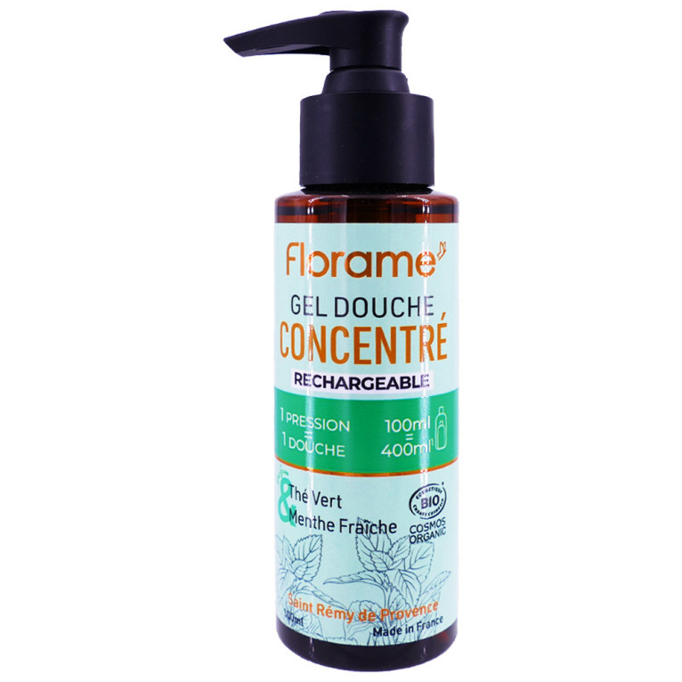 FLORAME GEL DOUCHE CONCENTRE THE VERT MENTHE FRAICHE 100ML