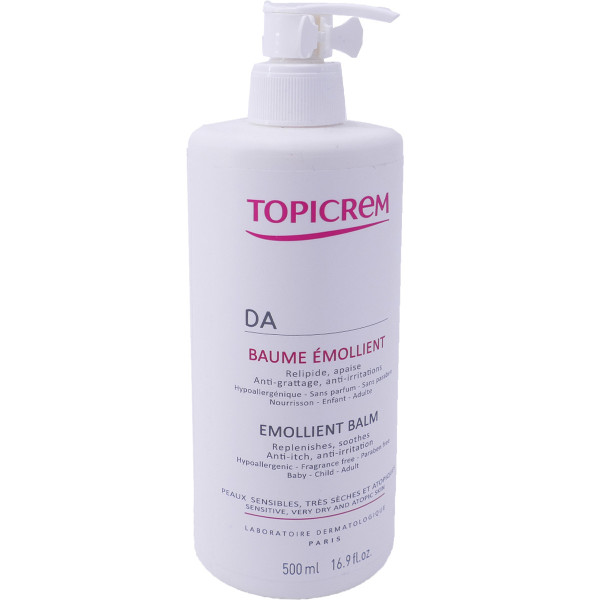 TOPICREM DA BAUME EMOLLIENT 500 ML - Beauté - Pharmashopdiscount.com