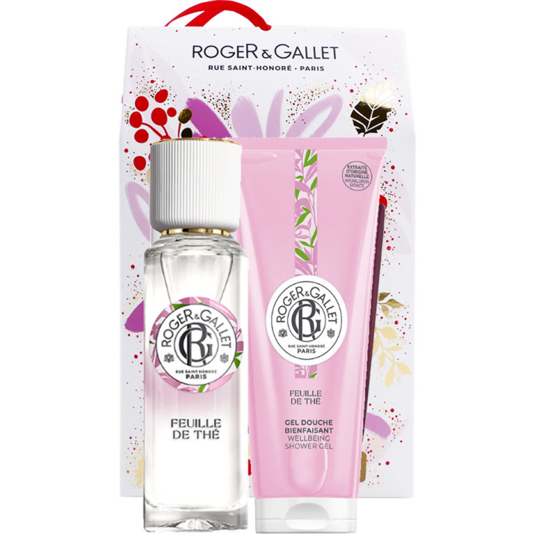 ROGER & GALLET COFFRET FEUILLE DE THE EAU PARFUMEE + GEL DOUCHE