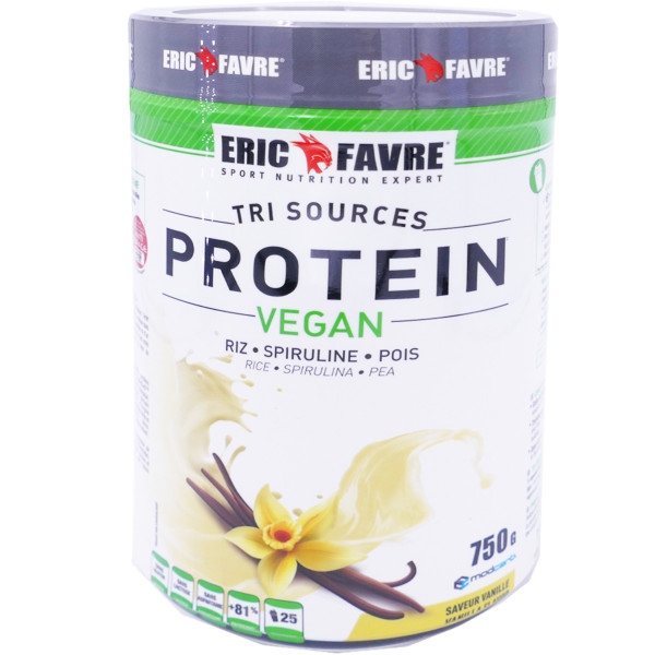 ERIC FAVRE PROTEIN VEGAN VANILLE 750 G - Compléments alimentaires ...