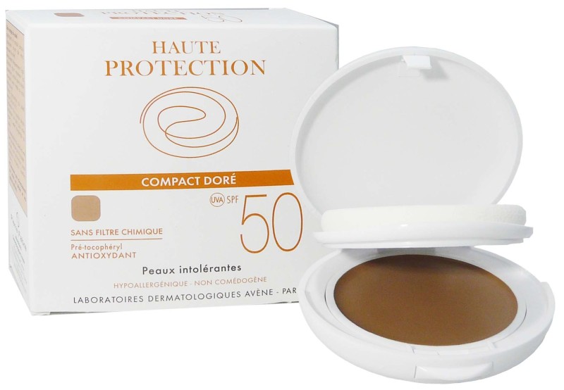 AVENE POUDRE COMPACT DORE SPF50 10G - Beauté - Pharmashopdiscount.com