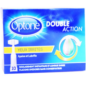 DOUBLE YEUX IRRITES 10 DOSETTES - Optique - Pharmashopdiscount.com