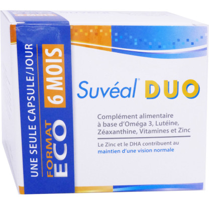 SUVEAL DUO 180 CAPSULES PACK ECO 6MOIS
