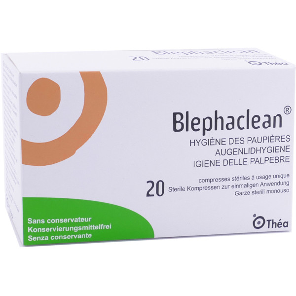 BLEPHACLEAN HYGIÈNE PAUPIÈRES 20 COMPRESSES STÉRILES - Optique ...