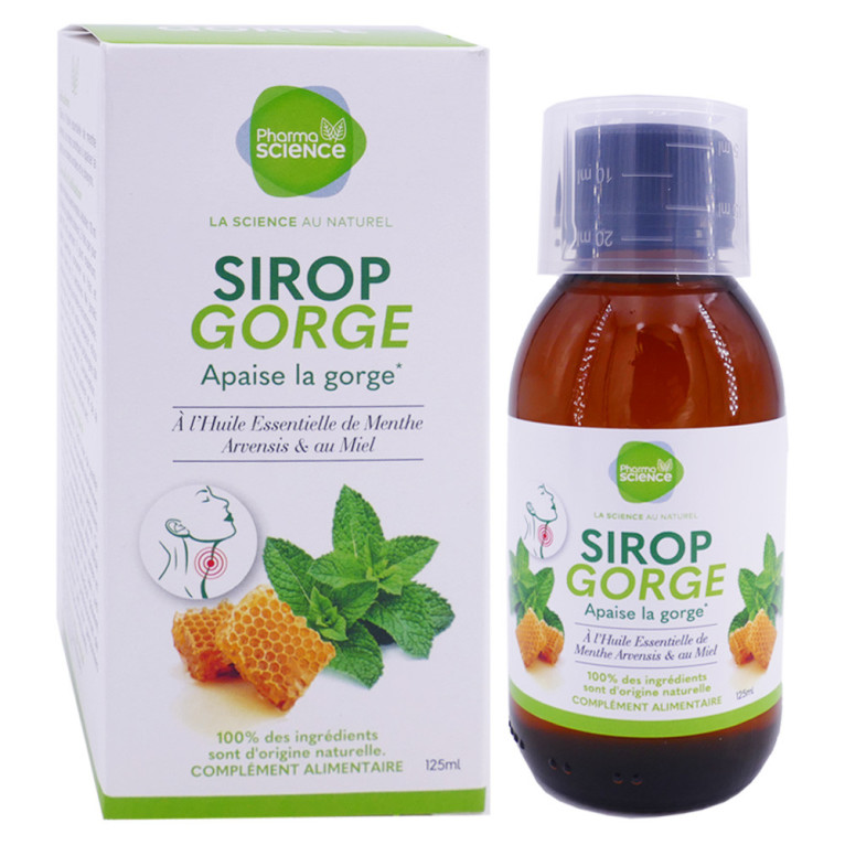 PHARMASCIENCE SIROP GORGE 125ML