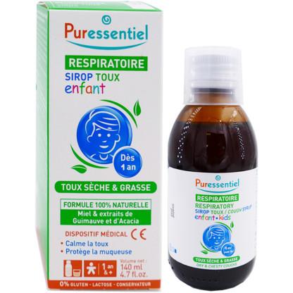 PURESSENTIEL RESPIRATOIRE SIROP TOUX ENFANT 140ML