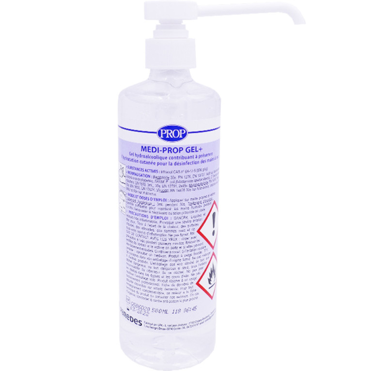 GEL HYDROALCOOLIQUE 500 ML MEDIA-PROP GEL