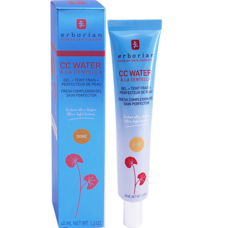 ERBORIAN CC WATER GEL TEINT FRAIS DORE 40ML