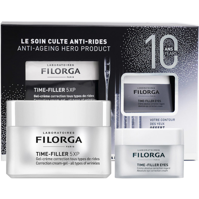 FILORGA COFFRET TIME FILLER 5XP PEAUX MIXTES 50ML + FILLER EYES 15ML ...
