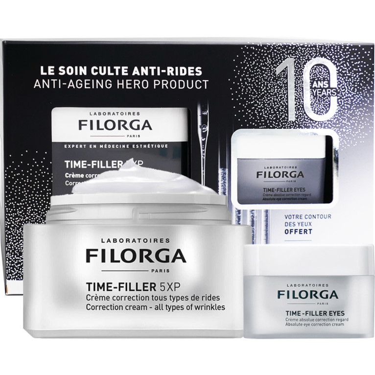 FILORGA COFFRET TIME FILLER 5XP PEAUX SECHES 50ML + FILLER EYES 15ML