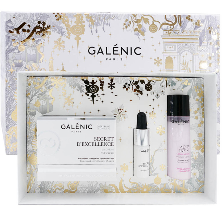 GALENIC COFFRET SECRET D'EXCELLENCE 2022 3 SOINS