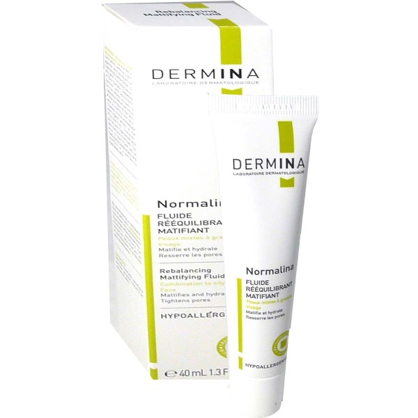 DERMINA NORMALINA FLUIDE REEQUILIBRANT MATIFIANT 40ML - Beauté ...