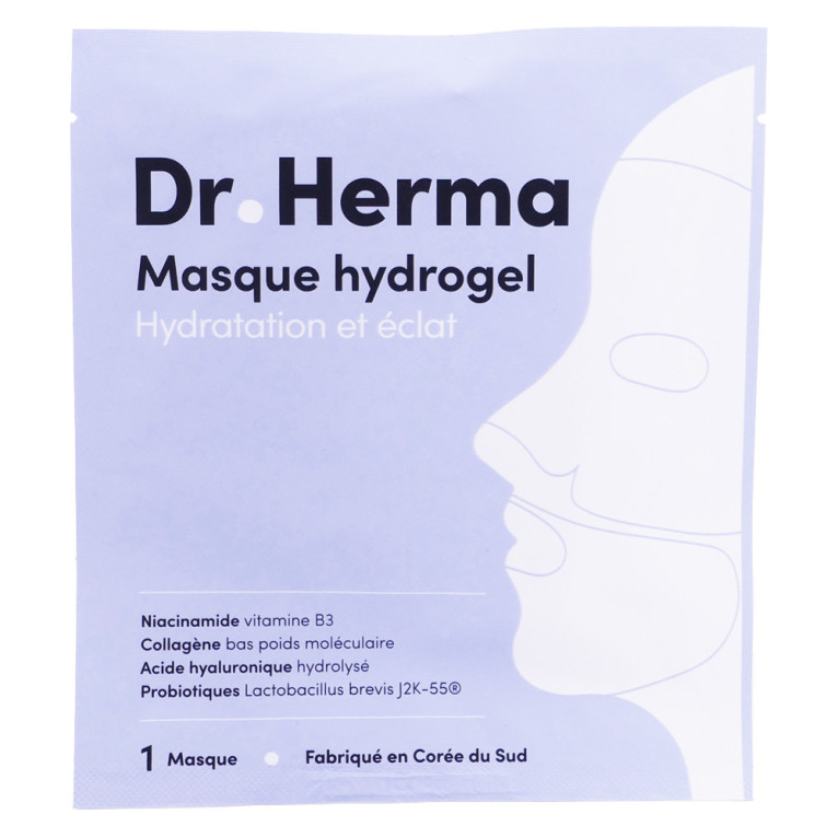DR HERMA MASQUE HYDROGEL HYDRATATION ET ECLAT 1 MASQUE