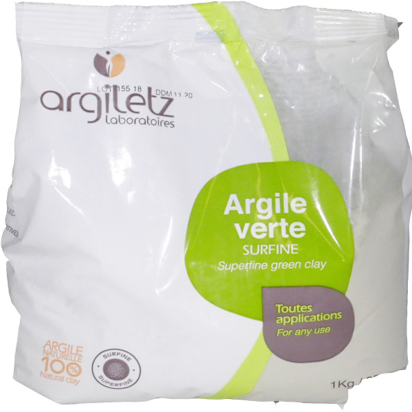 ARGILETZ ARGILE VERTE TOUTES APPLICATIONS 1 K POUDRE