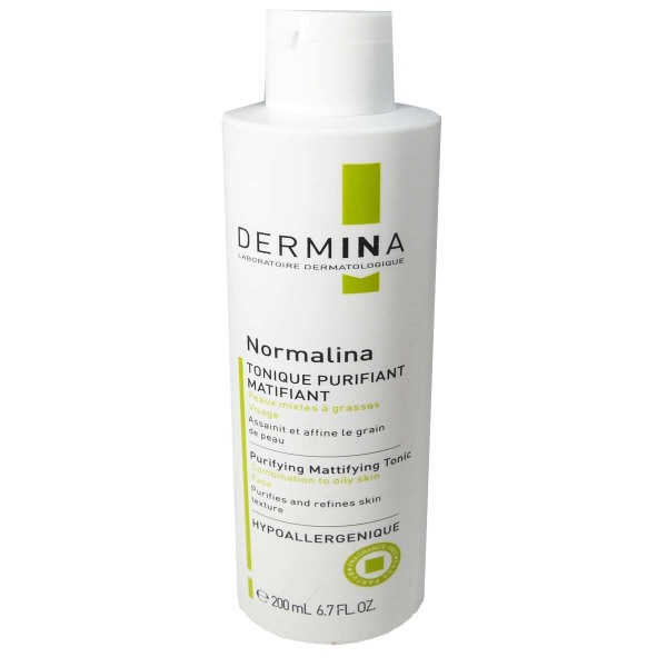 DERMINA NORMALINA TONIQUE PURIFIANT MATIFIANT 200ml - Beauté ...