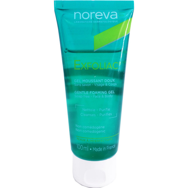 NOREVA EXFOLIAC GEL MOUSSANT DOUX 100ML - Beauté - Pharmashopdiscount.com